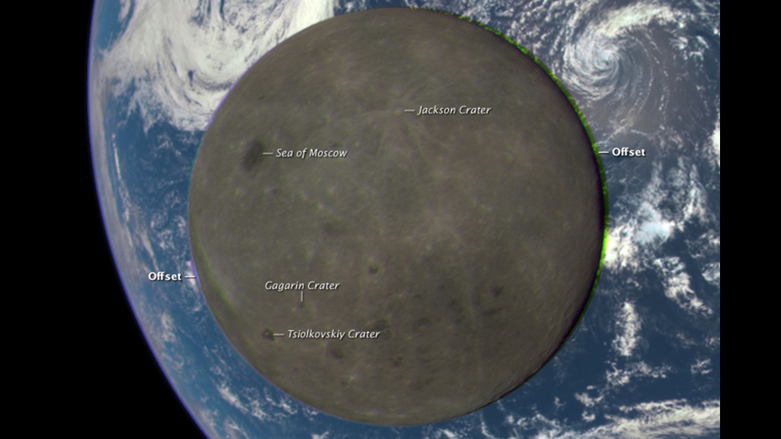 Iconic 'dark side' of the moon photo turns 5 years old | wfmynews2.com