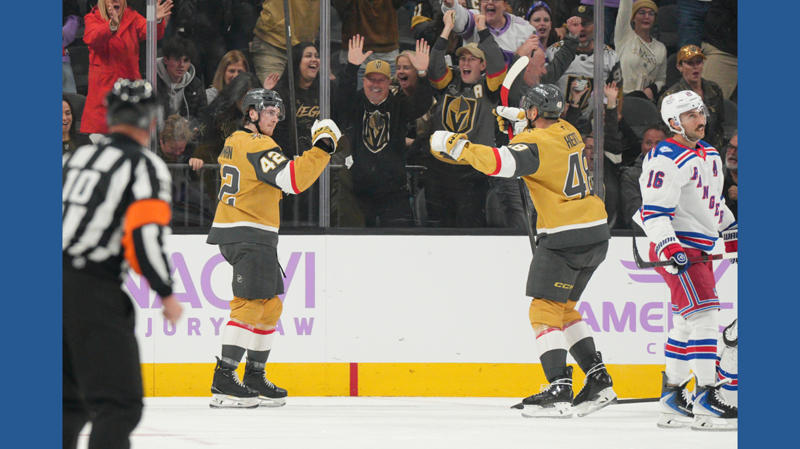 Bowman scores on power play again as Golden Knights hold off Rangers 3 ...