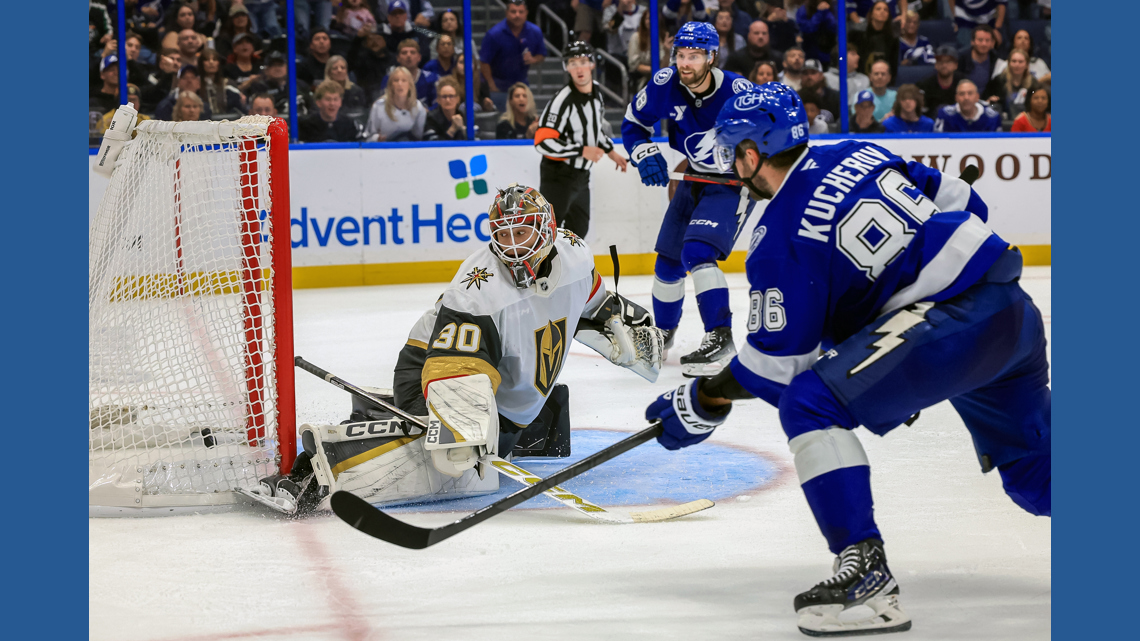 Kucherov scores in OT to give Lightning 2-1 win over Golden Knights ...