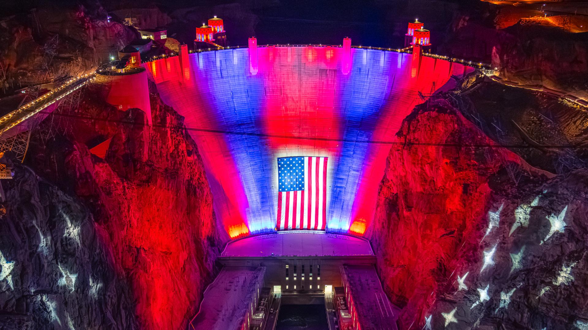 Massive Hoover Dam flag removed just weeks before America's 250th ...