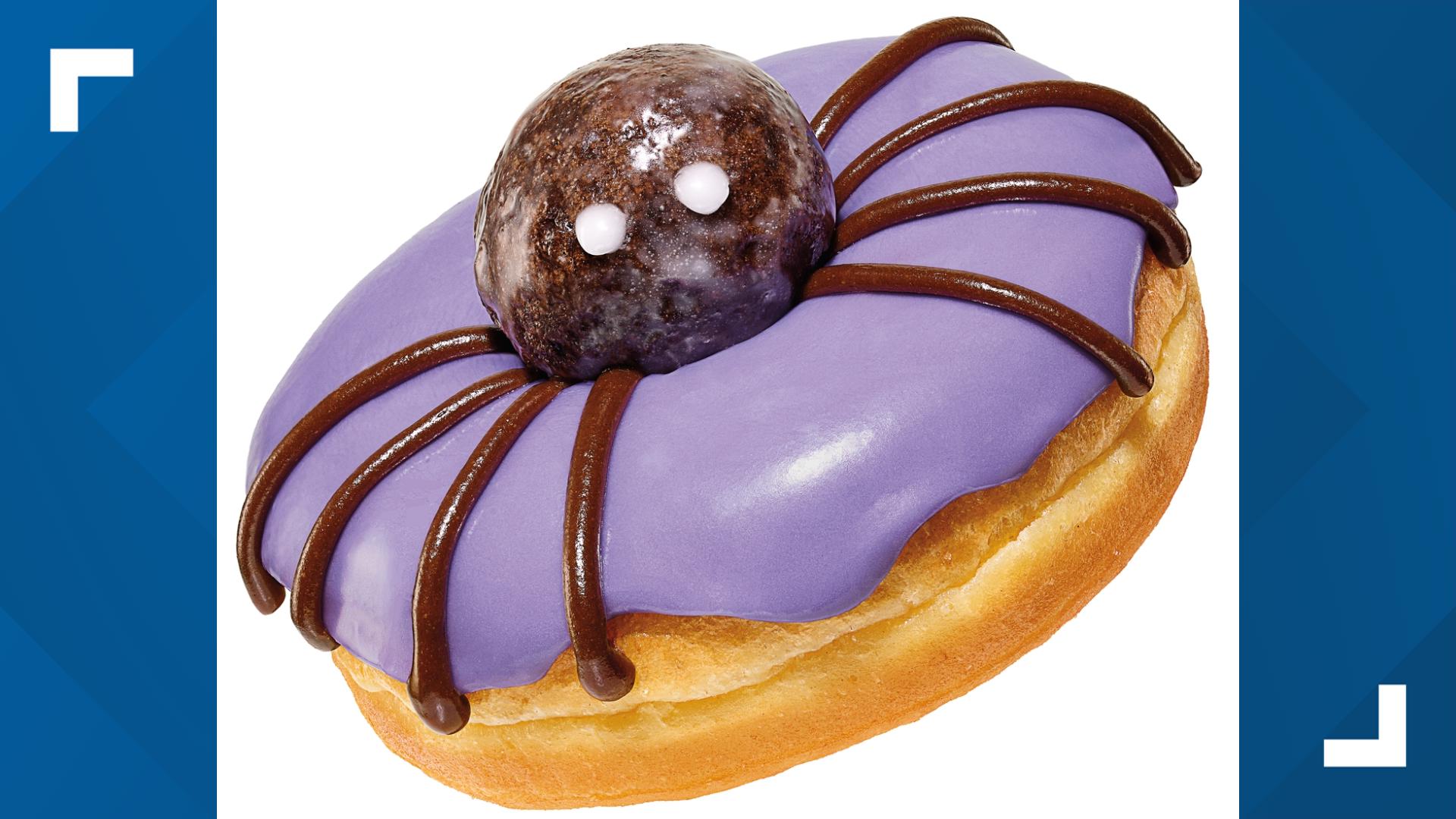 Dunkin' debuts Candy Bar Latte and Spider Donut merch for Halloween ...