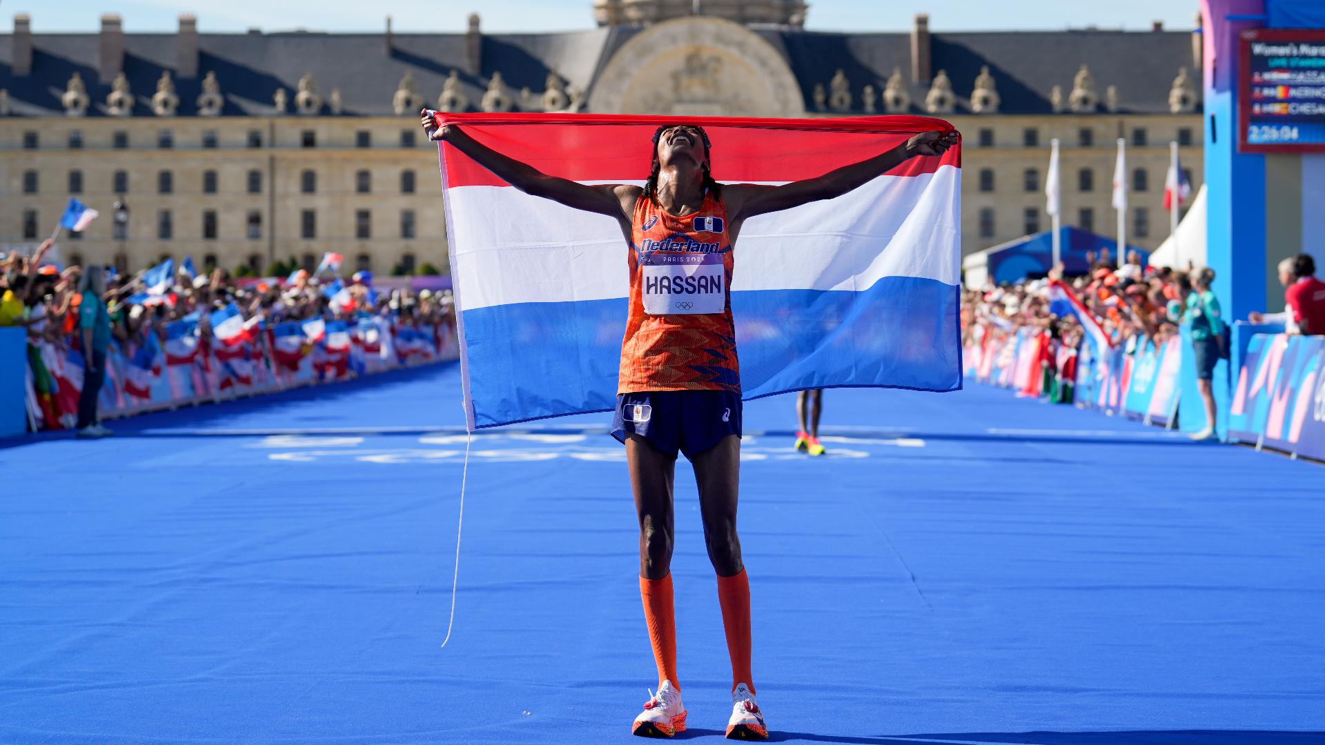 Sifan Hassan wins women's marathon at Paris Olympics | wfmynews2.com