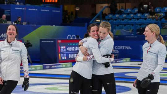 The US women's curling team needed to beat Switzerland for a spot in ...