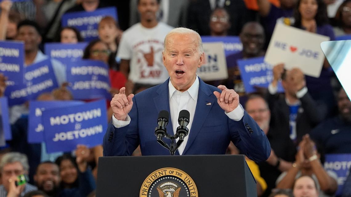 Biden pushes his 'blue wall' sprint with a Mich. trip | wfmynews2.com