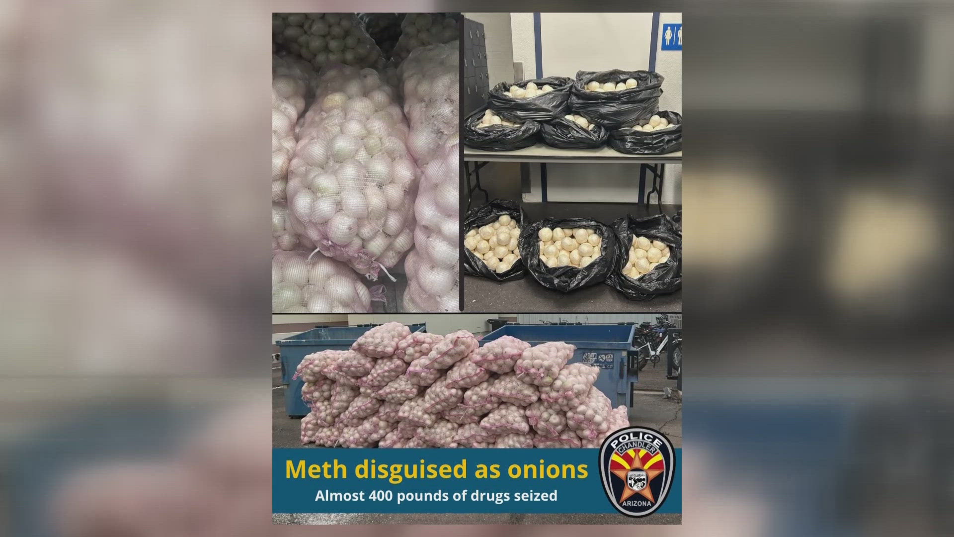 Arizona police seize nearly 400 pounds of meth in traffic stop ...