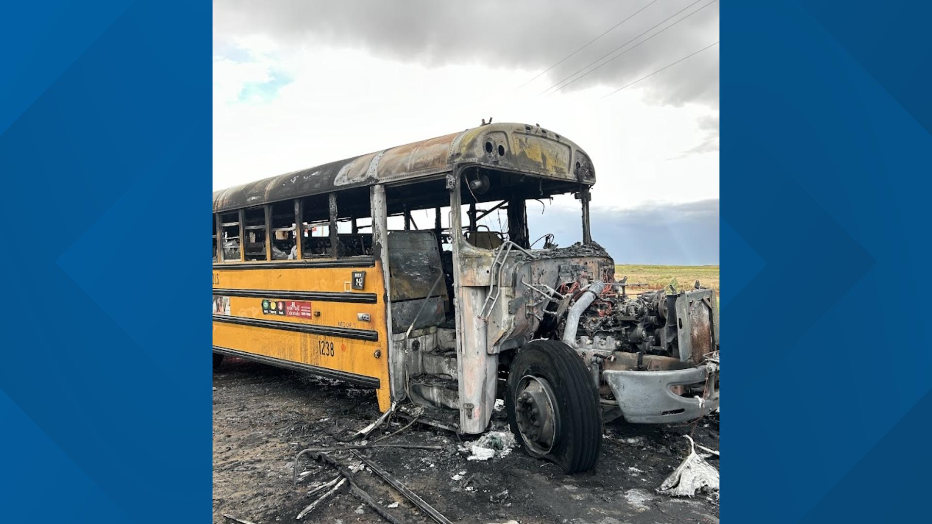14 children safe after school bus catches fire | wfmynews2.com