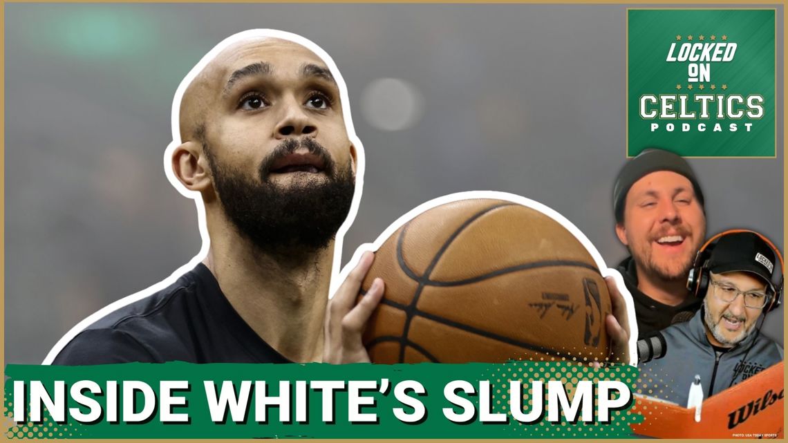 We EXPLAIN Derrick White's HUGE SLUMP | Is 44 Wins Still Possible ...