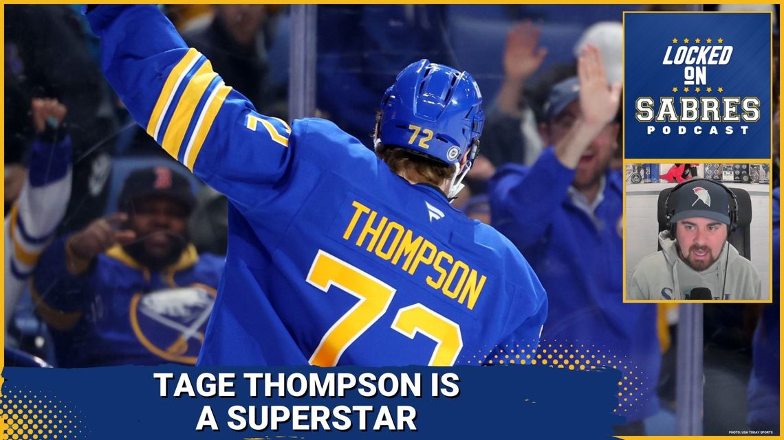 Tage Thompson's 50-goal chase is on for the Sabres | wfmynews2.com