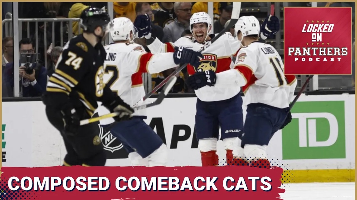 Panthers Composed After Bruins' Early Antics, Came Back In The Third To ...