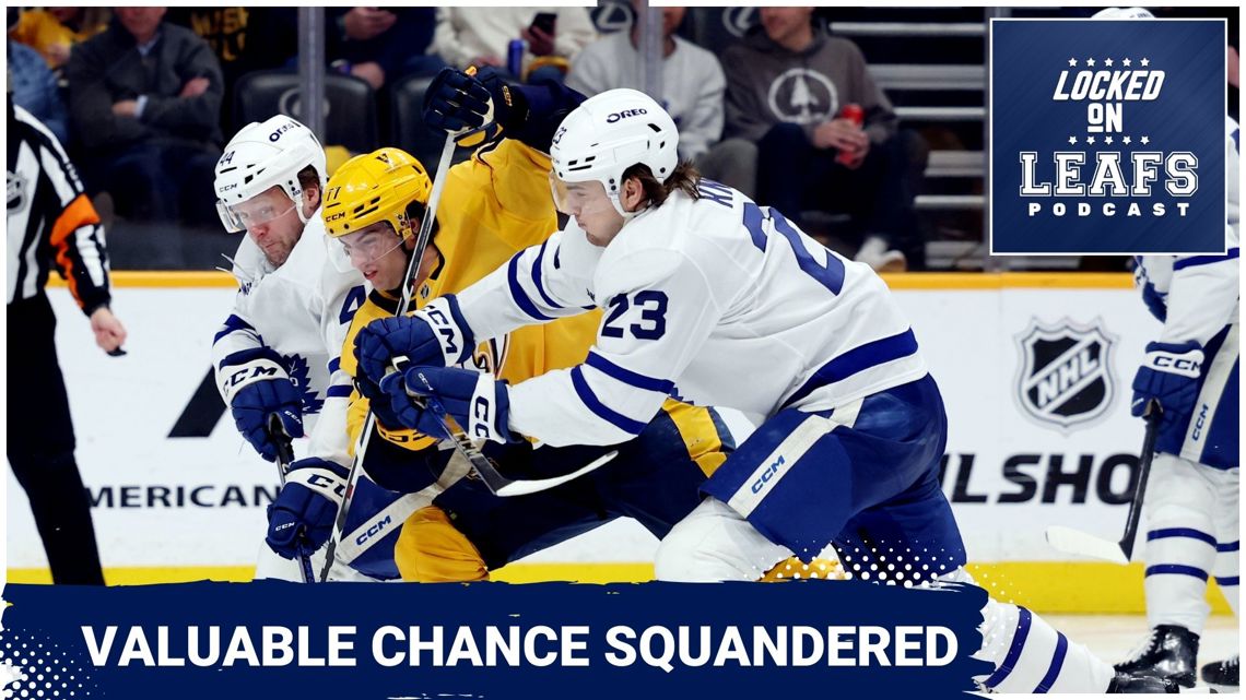 Toronto Maple Leafs drop valuable to Preds, is Matthew Knies worth $9M ...