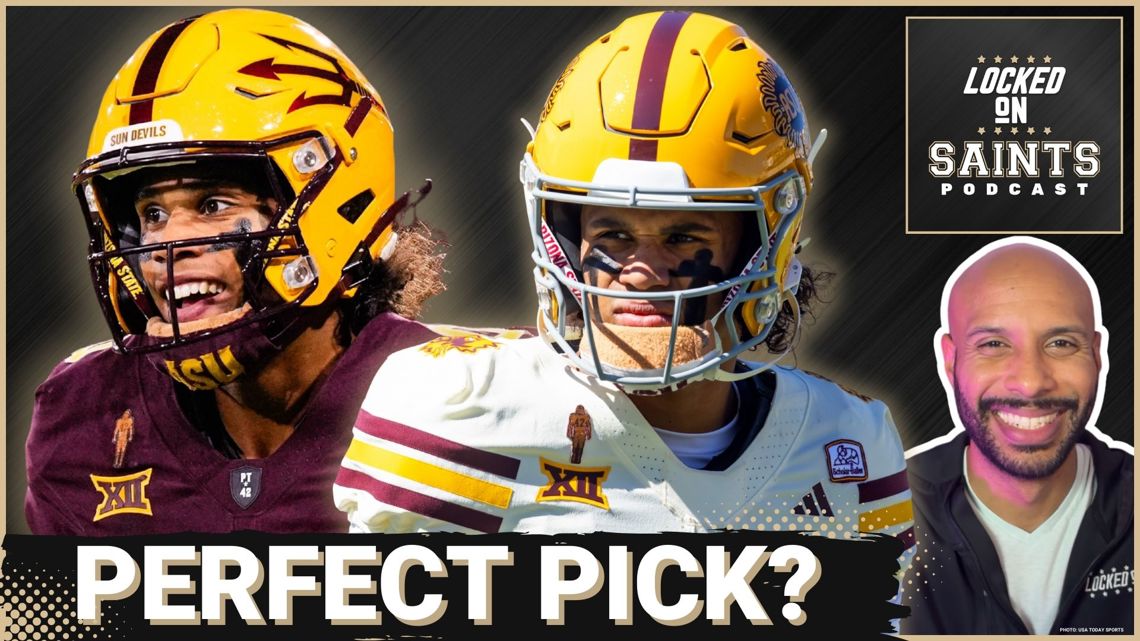 PERFECT FIT: New Orleans Saints Mock Draft Targets Jordan Tyson, Chris ...