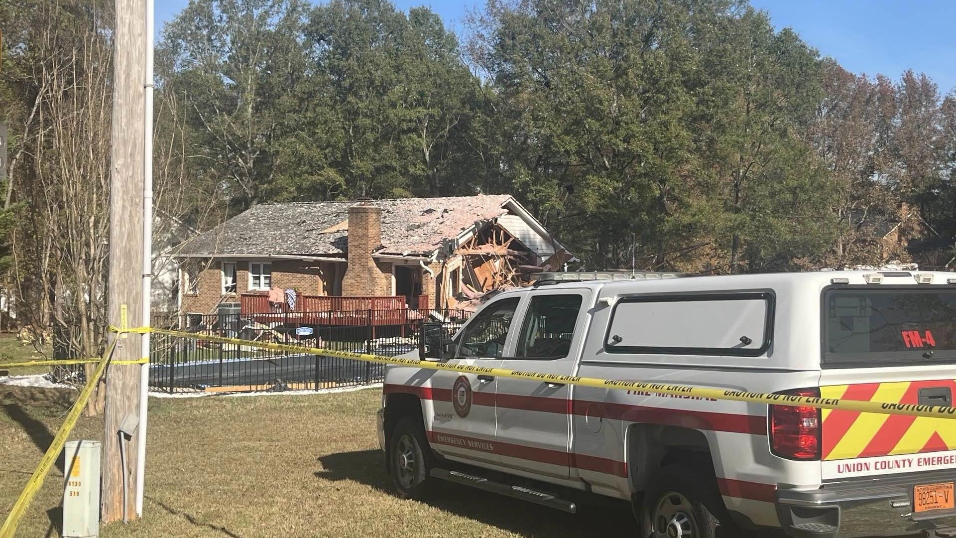 Two injured in Weddington, NC home explosion | wfmynews2.com