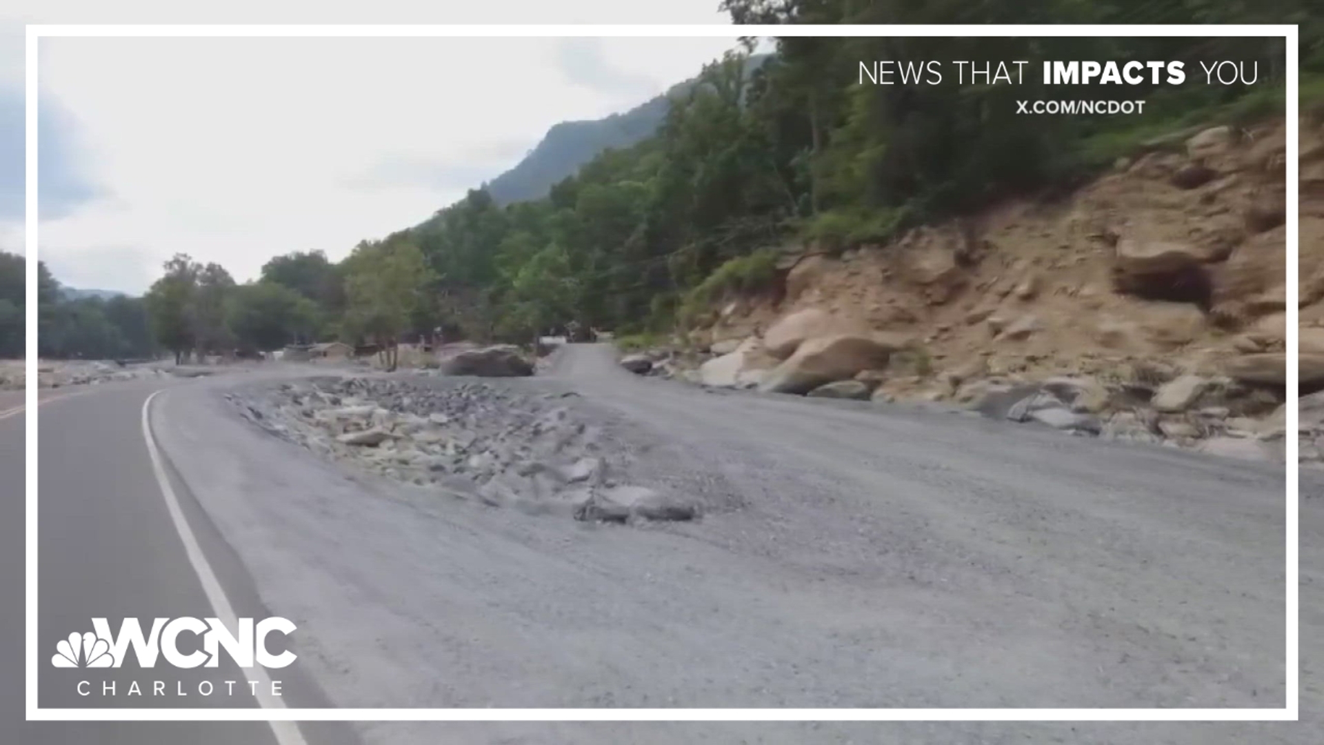 Temporary road between Chimney Rock and Bat Cave complete | wfmynews2.com