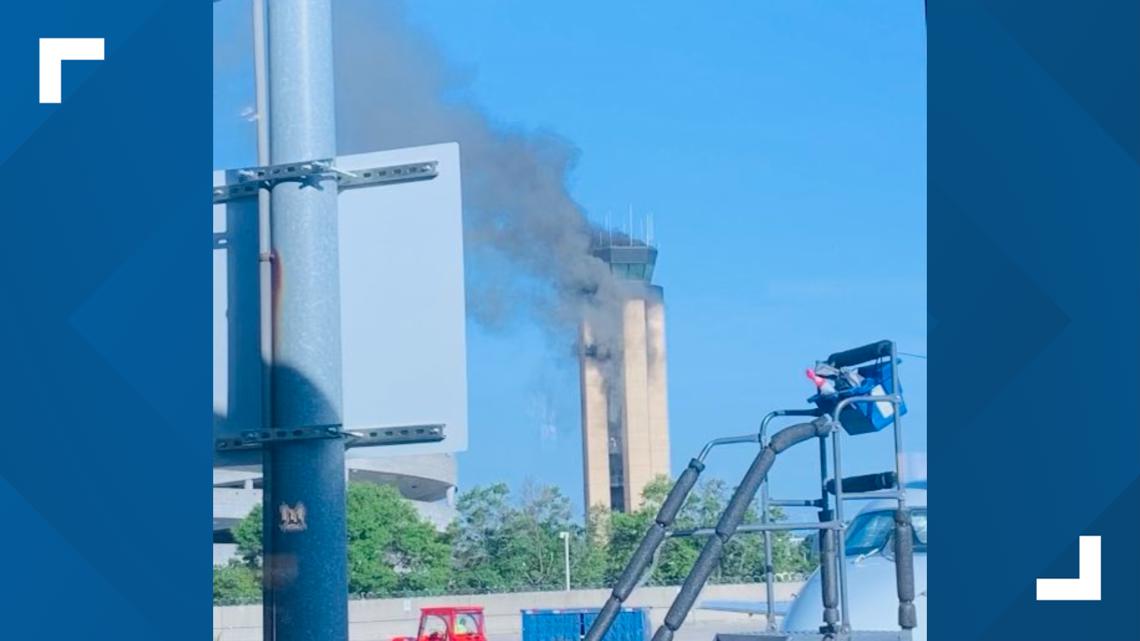 Fire reported at old control tower at Charlotte Douglas airport ...