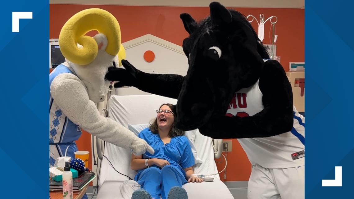 ACC mascots visit children's hospital ahead of Charlotte tournament ...