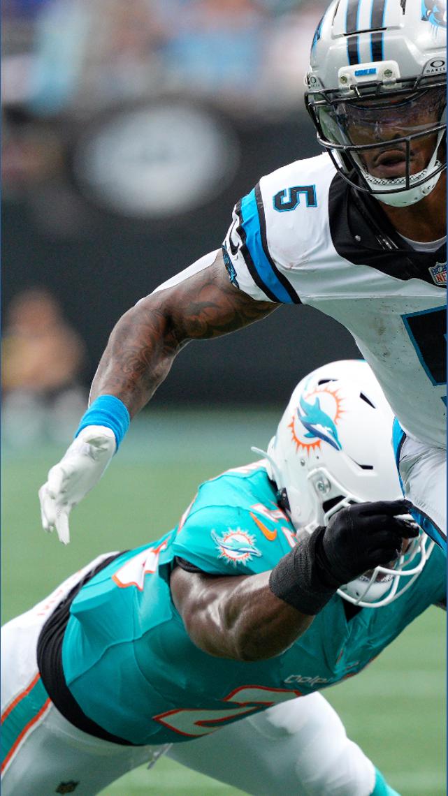 Panthers pull off comeback win over Dolphins as Dowdle rushes for 200 ...