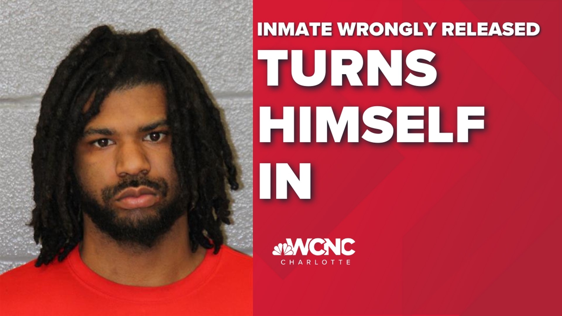 Murder suspect wrongly released from jail turns himself in | wfmynews2.com