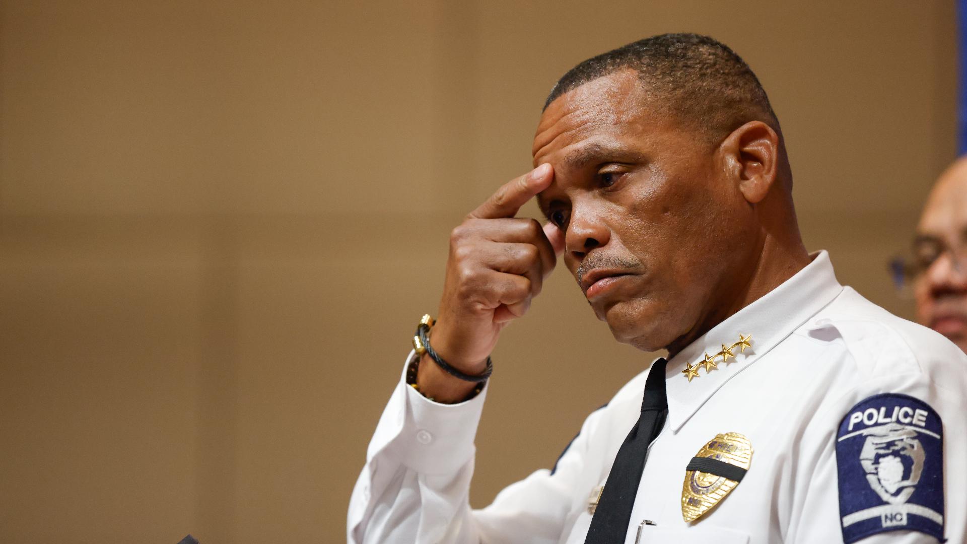 CMPD Chief Jennings gives candid interview after officers death ...