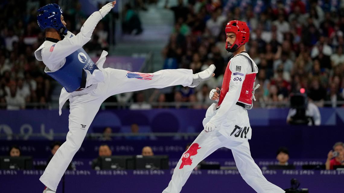 CJ Nickolas loses in Olympics taekwondo bronze medal fight | wfmynews2.com