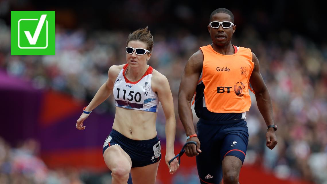 Do Paralympic guides also win medals? VERIFY | wfmynews2.com