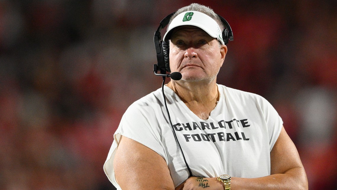 Charlotte 49ers fire football coach Biff Poggi | wfmynews2.com