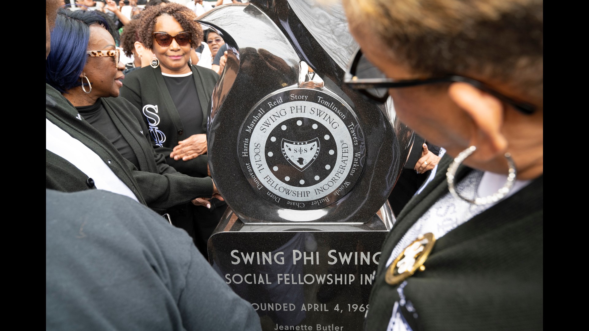 Swing Phi Swing Celebrates 50 Years With Monument Dedication At WSSU ...