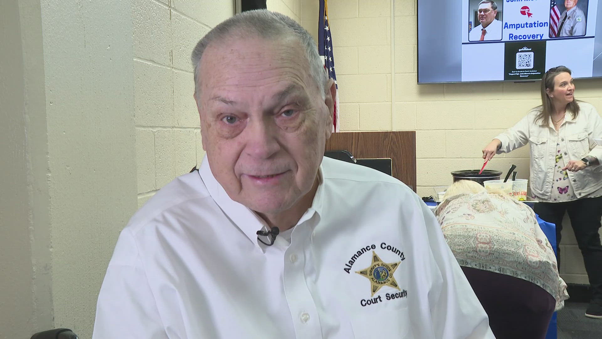 Alamance County rallies around sergeant, former coach who lost his leg ...