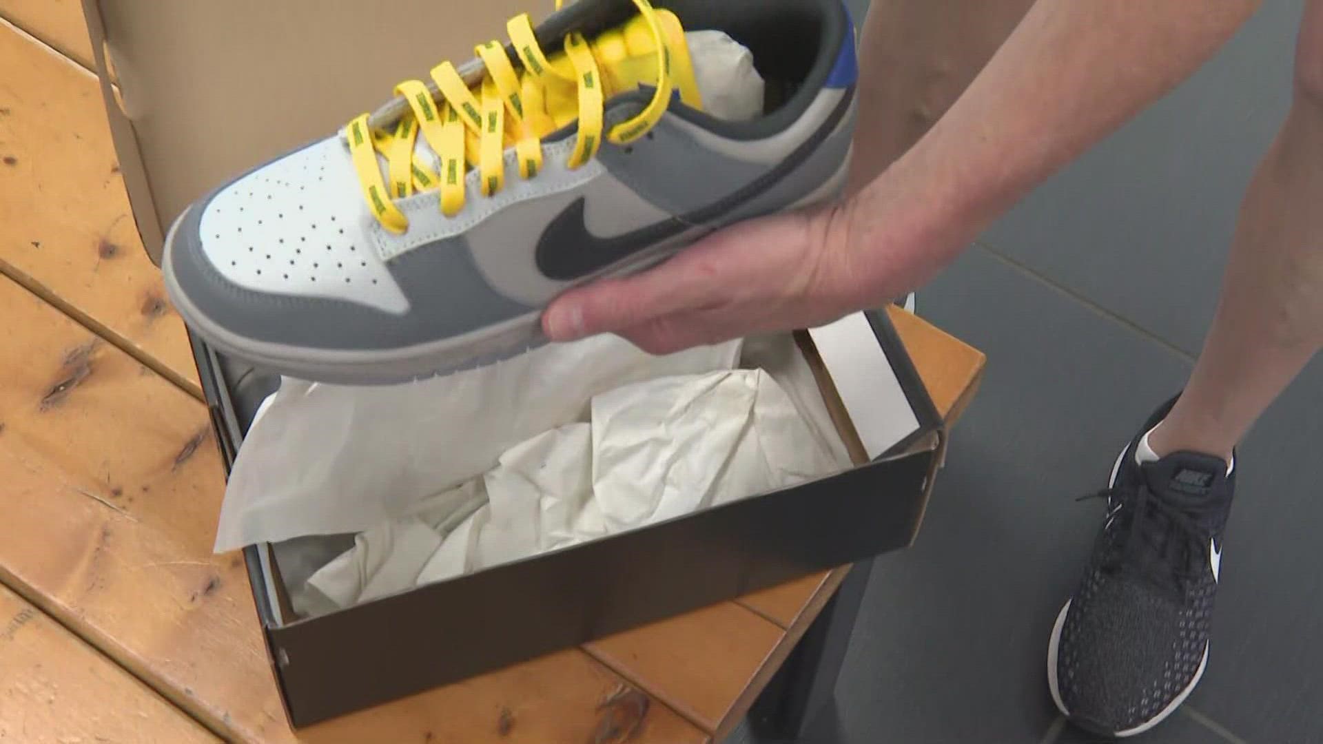 NC A&T students are first to get hands on shoes inspired by the school ...