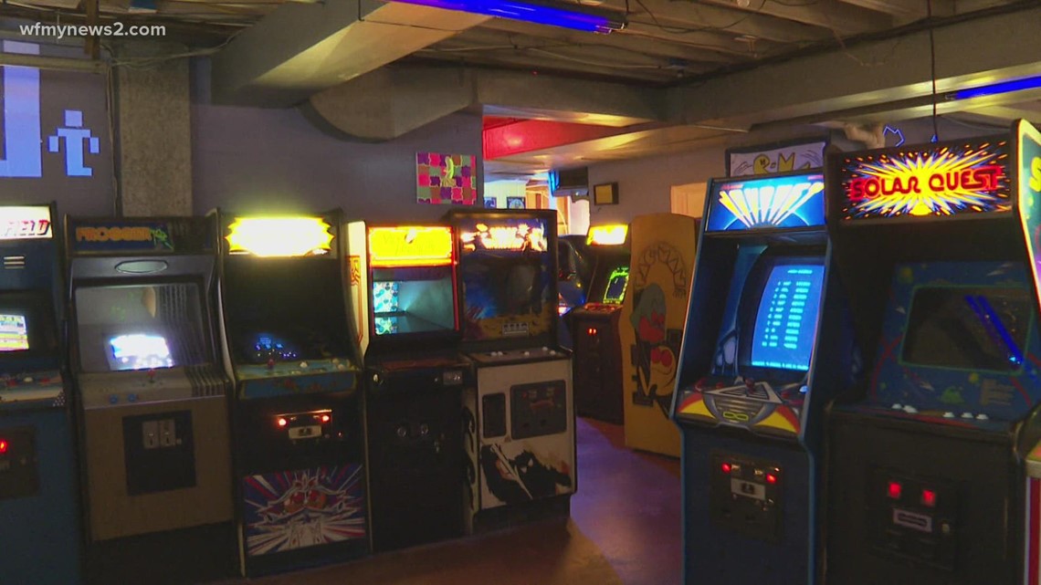 A video game arcade inside a Winston-Salem Airbnb | wfmynews2.com