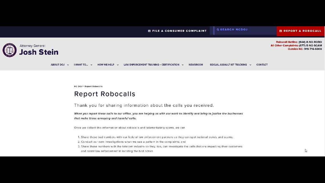 Report Robocalls: Your information can help stop them | wfmynews2.com