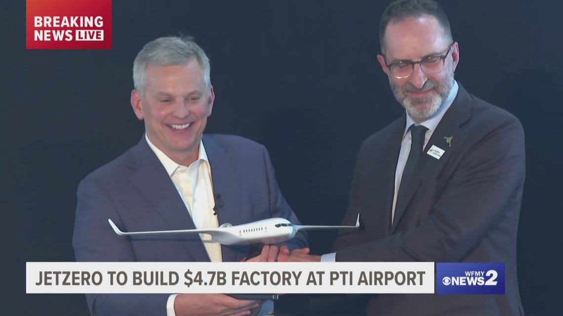 Full presser: JetZero announces plans for factory in Greensboro ...