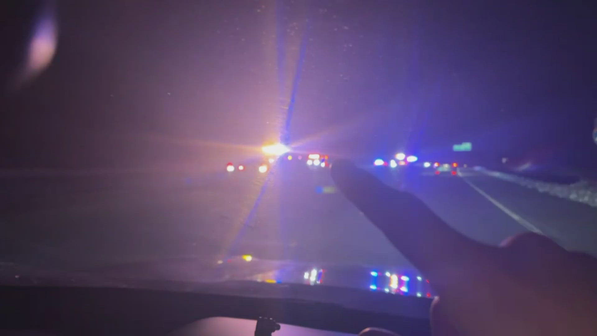 Car flips over on I-40 West in Winston-Salem, closing lanes | wfmynews2.com