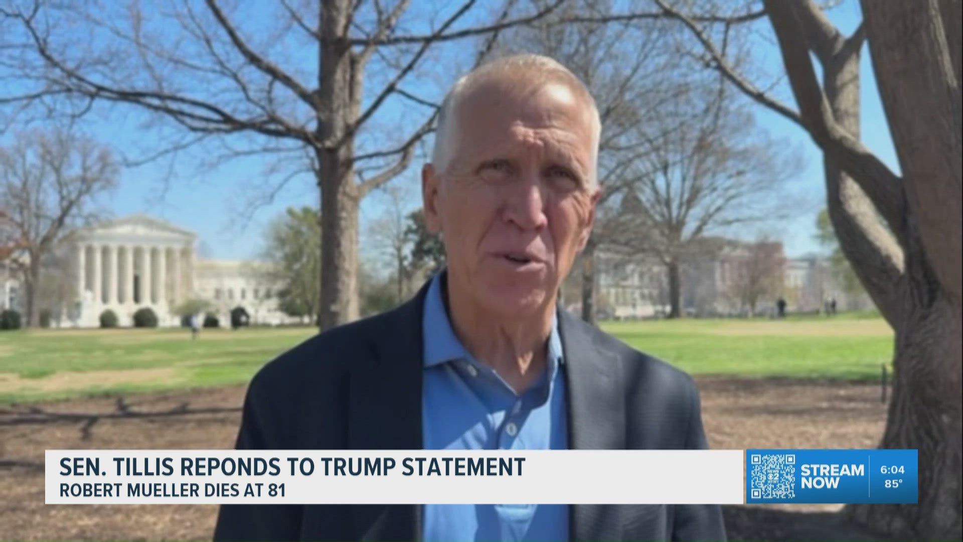 Thom Tillis criticizes Donald Trump remark on Robert Mueller ...