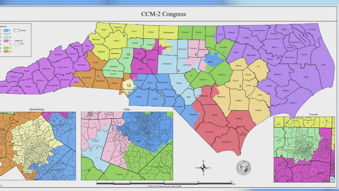 NC republicans move on new congressional map | wfmynews2.com