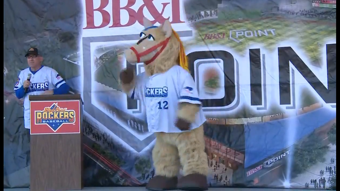 High Point Rockers Unveil New Mascot | wfmynews2.com