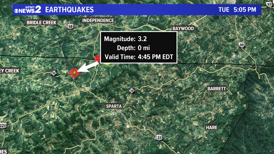 Earthquake: Aftershocks, Still Happening, Did You Feel It? | wfmynews2.com