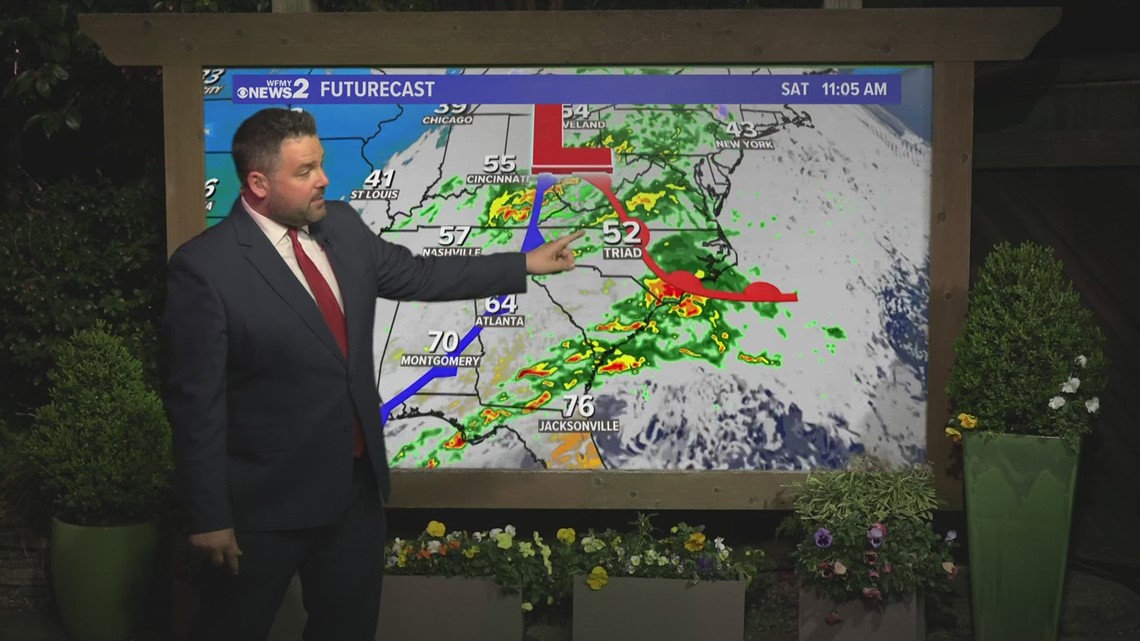 Rain is on the way on Saturday, what about storms? | wfmynews2.com