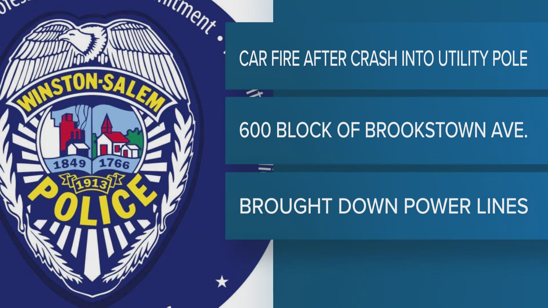 Utility-pole crash sparks car fire, power outages and road closures in ...