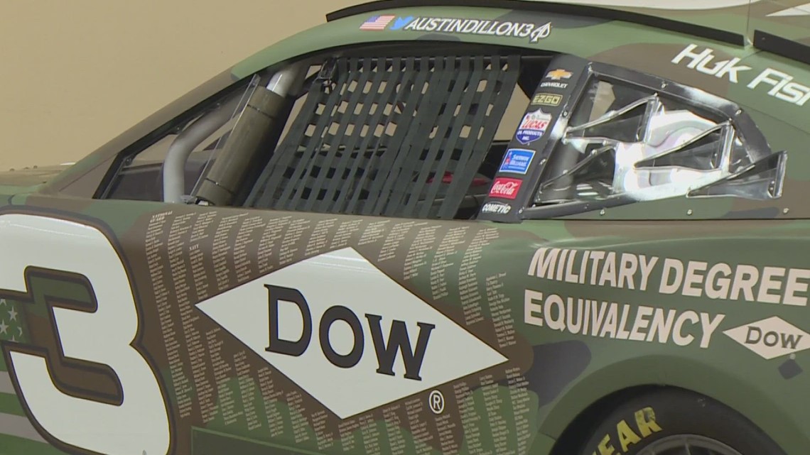 Richard Childress Racing honoring military families on No. 3 car ...