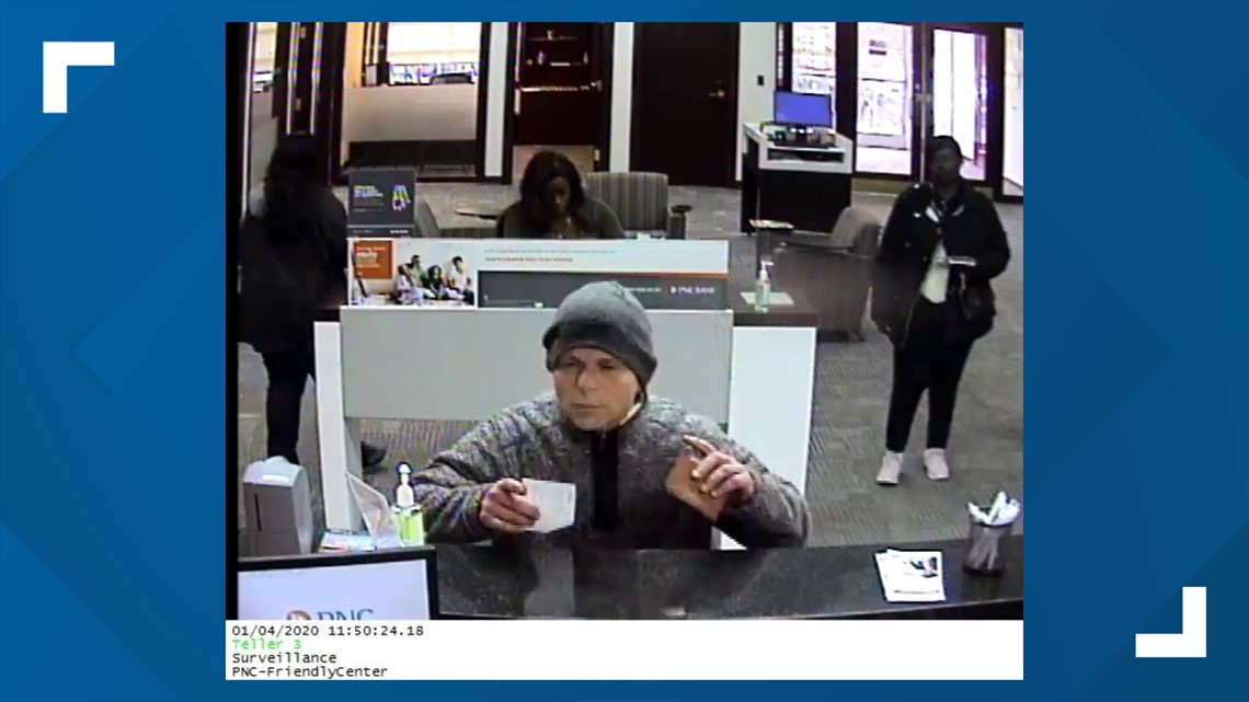 Greensboro Police looking for suspect after PNC Bank robbery ...