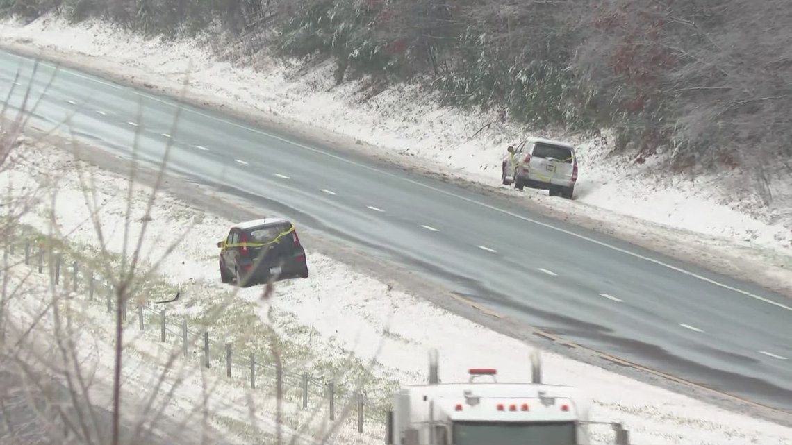 Winter weather leads to dangerous driving conditions across Triad ...
