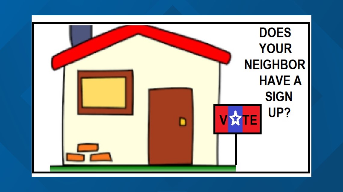 How to get your neighbor to take down campaign signs | wfmynews2.com