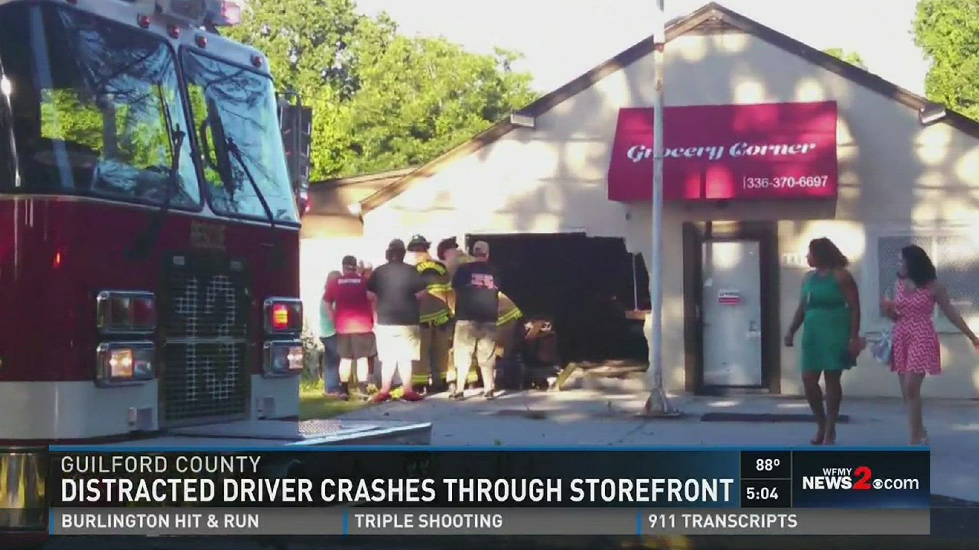 Distracted Driver Causes Crash That Sends Van Through Storefront ...