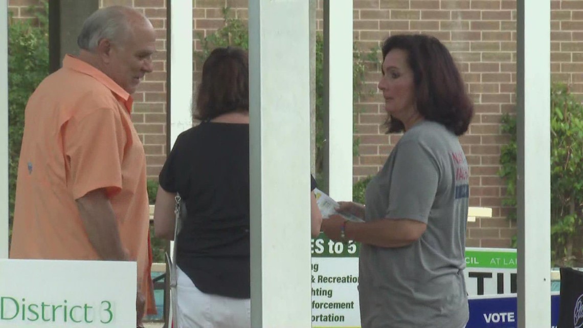 Mayor Nancy Vaughan prepares for polls to close | wfmynews2.com