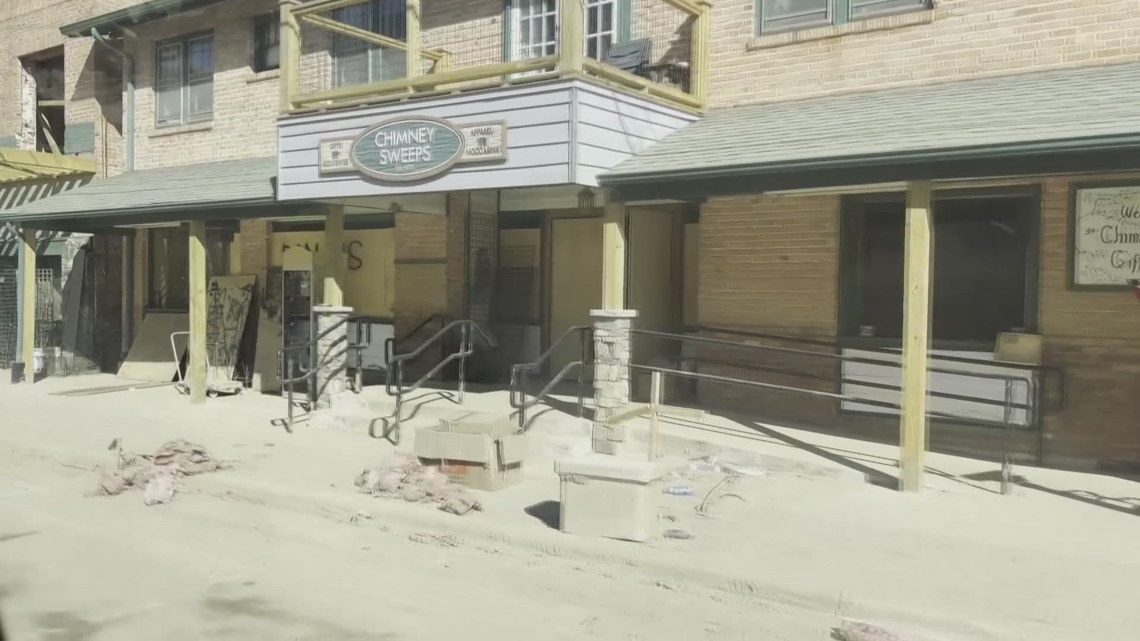 NCDOT building temporary roads in Chimney Rock after Helene destroys ...