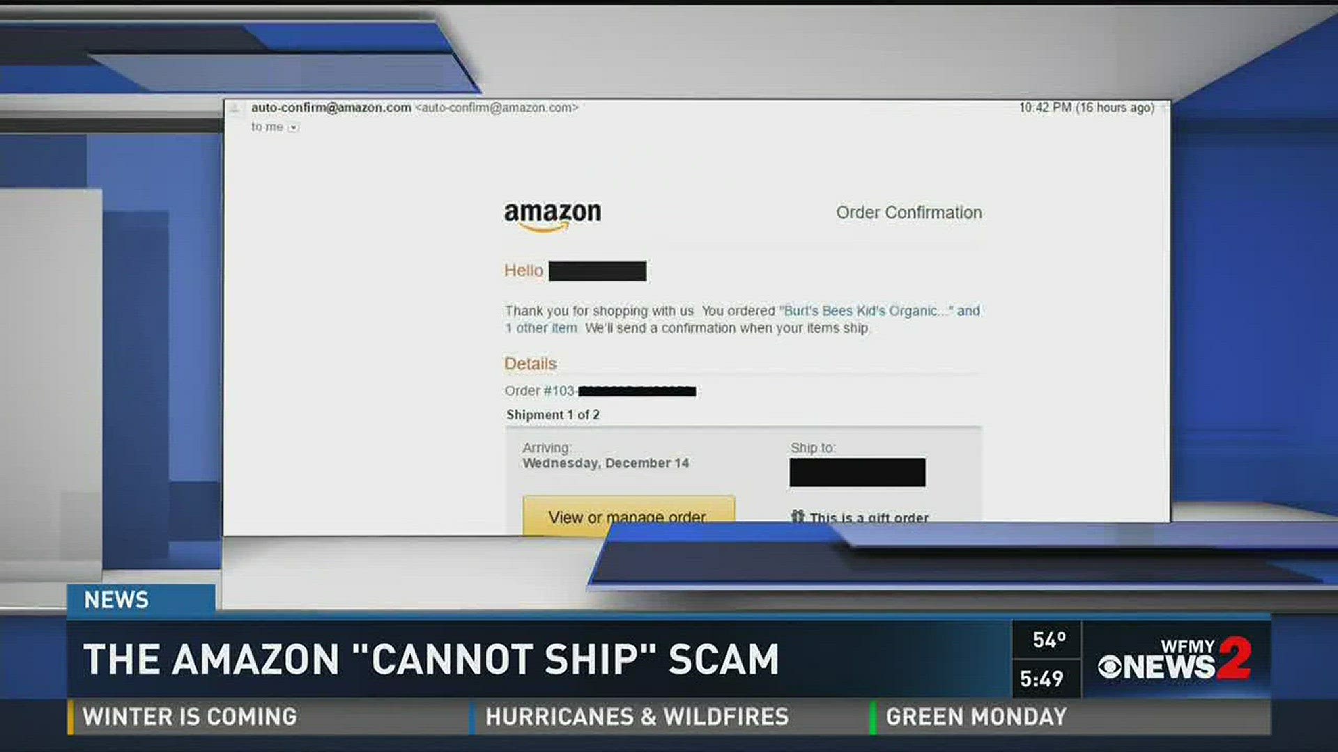 Your Amazon Order Wasn't Shipped? It's A Scam! | wfmynews2.com