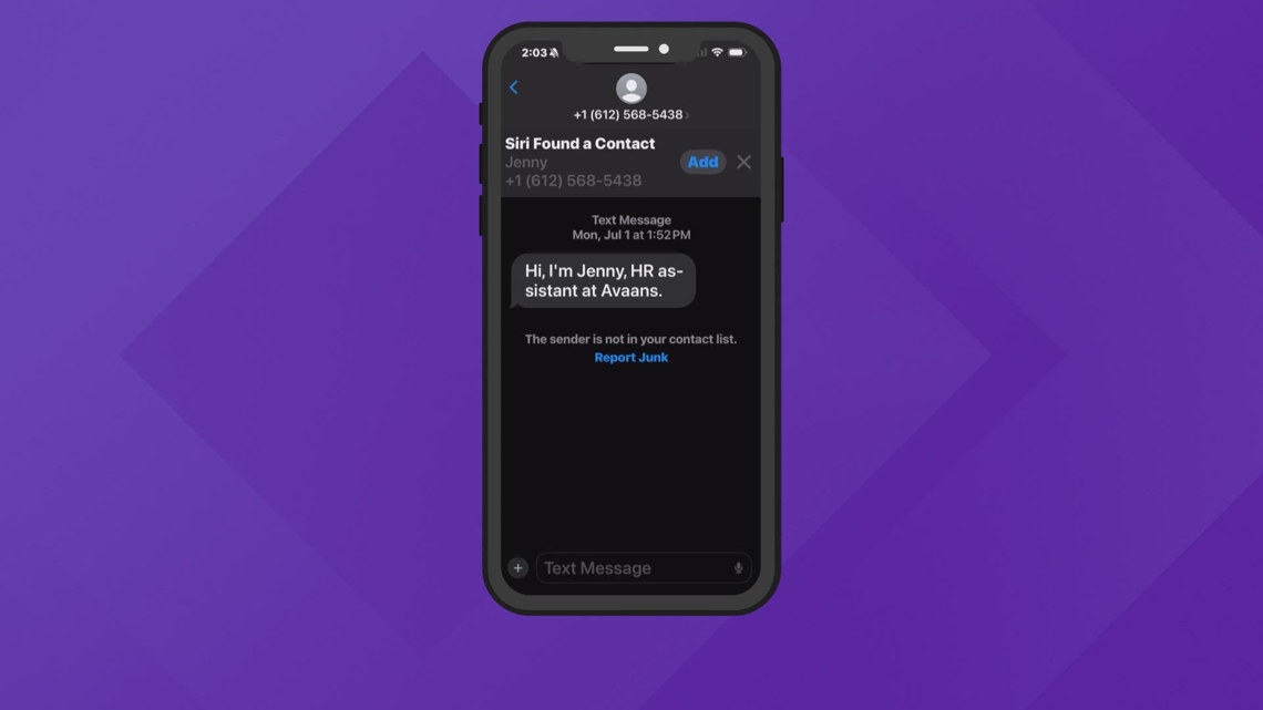 Watch out for this ‘Apple’ imposter text | wfmynews2.com