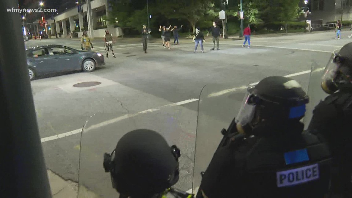 Protestors express frustration after property damage following protests ...