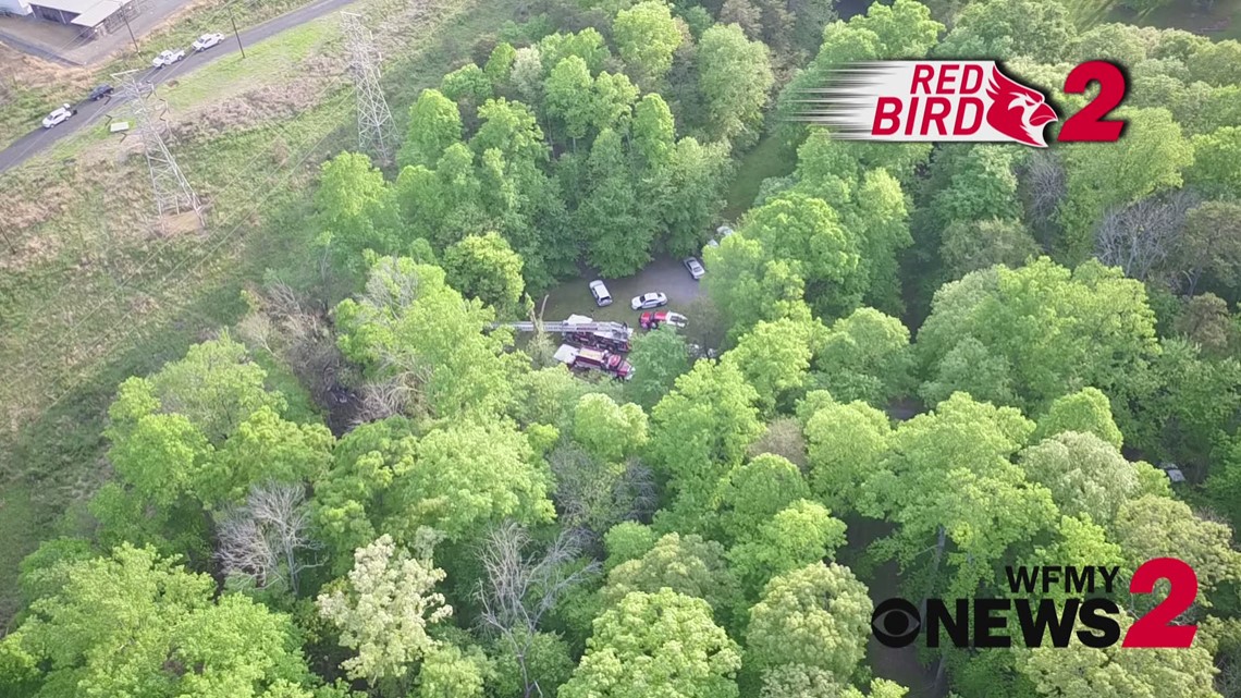 RAW: Drone video of Duke Energy helicopter crash in Rockingham Co ...