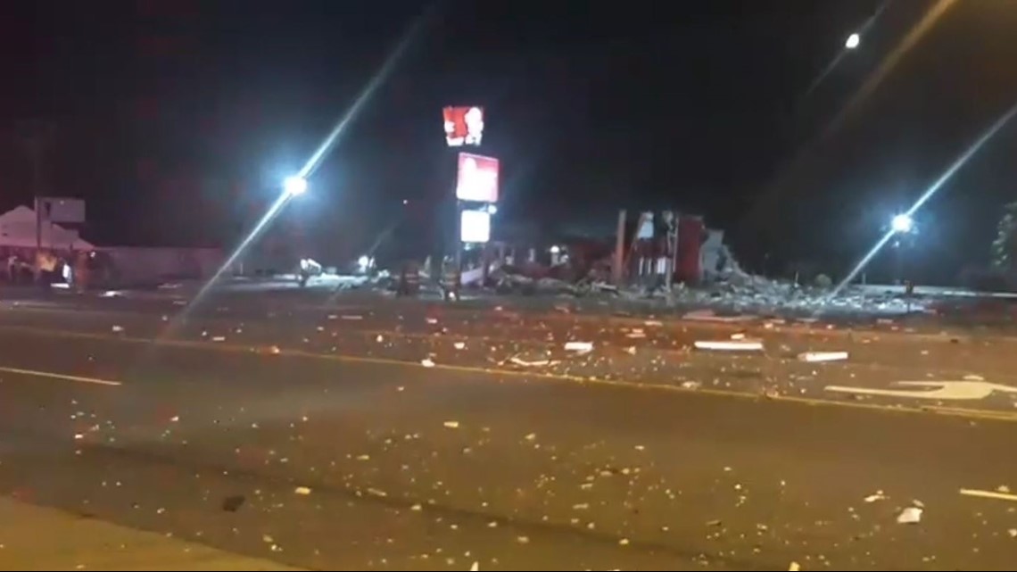 Explosion destroys NC Kentucky Fried Chicken restaurant | wfmynews2.com